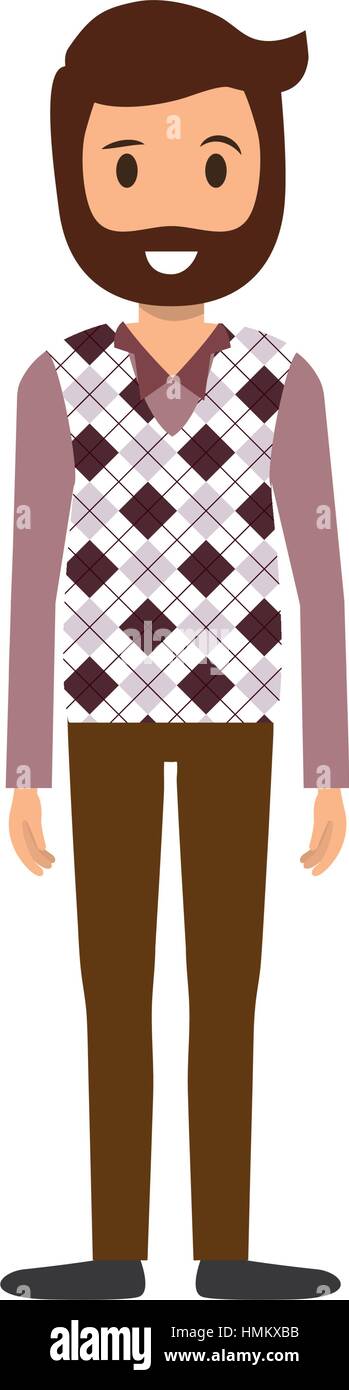 Man cartoon isolated icon vector illustration graphic design Stock ...