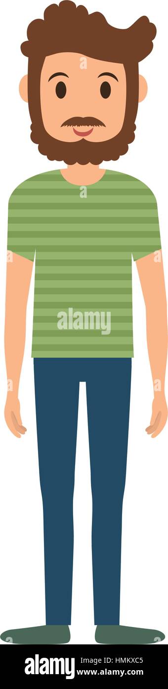 Man cartoon isolated icon vector illustration graphic design Stock ...