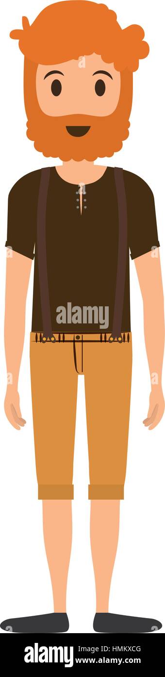Man cartoon isolated icon vector illustration graphic design Stock ...