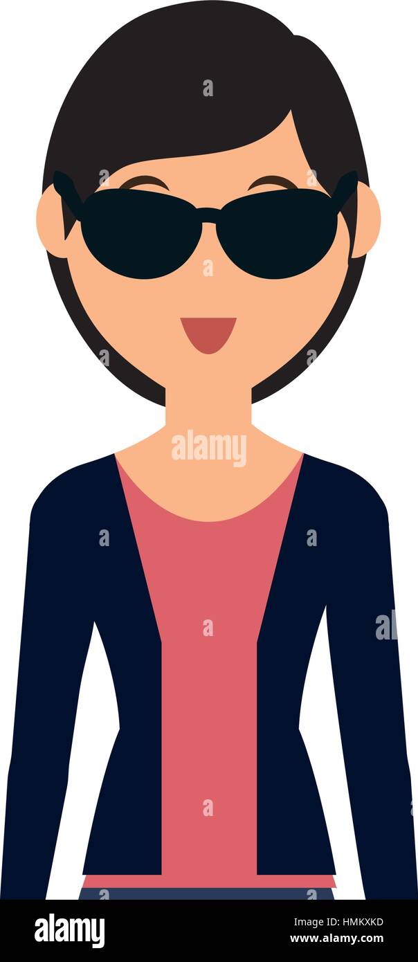 Woman cartoon isolated icon vector illustration graphic design Stock ...