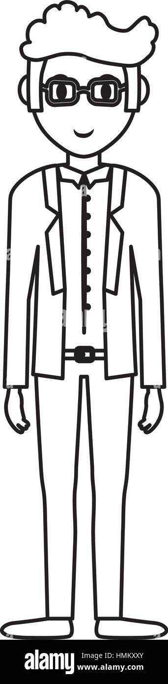 Man cartoon isolated icon vector illustration graphic design Stock ...
