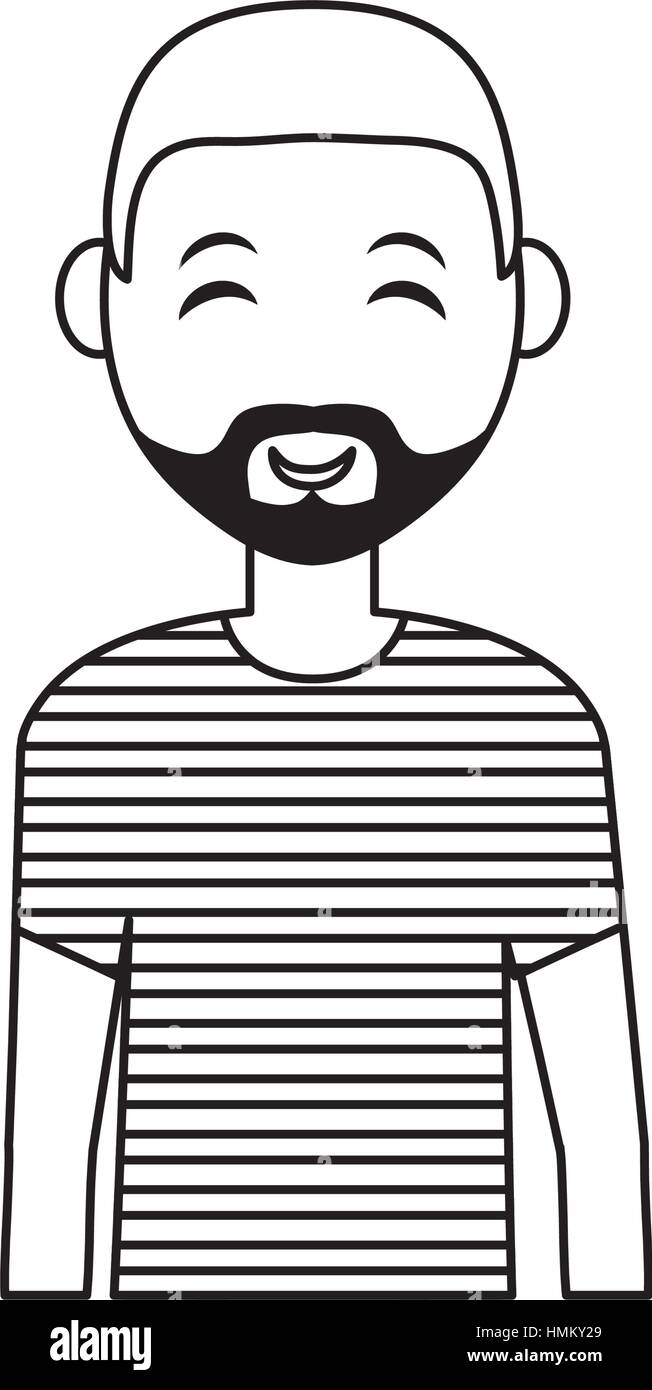 Man cartoon isolated icon vector illustration graphic design Stock ...
