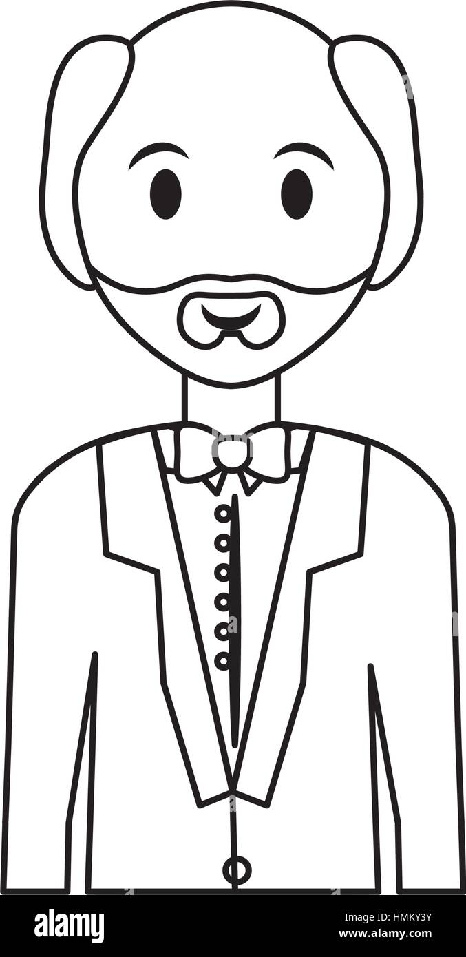 Man cartoon isolated icon vector illustration graphic design Stock ...