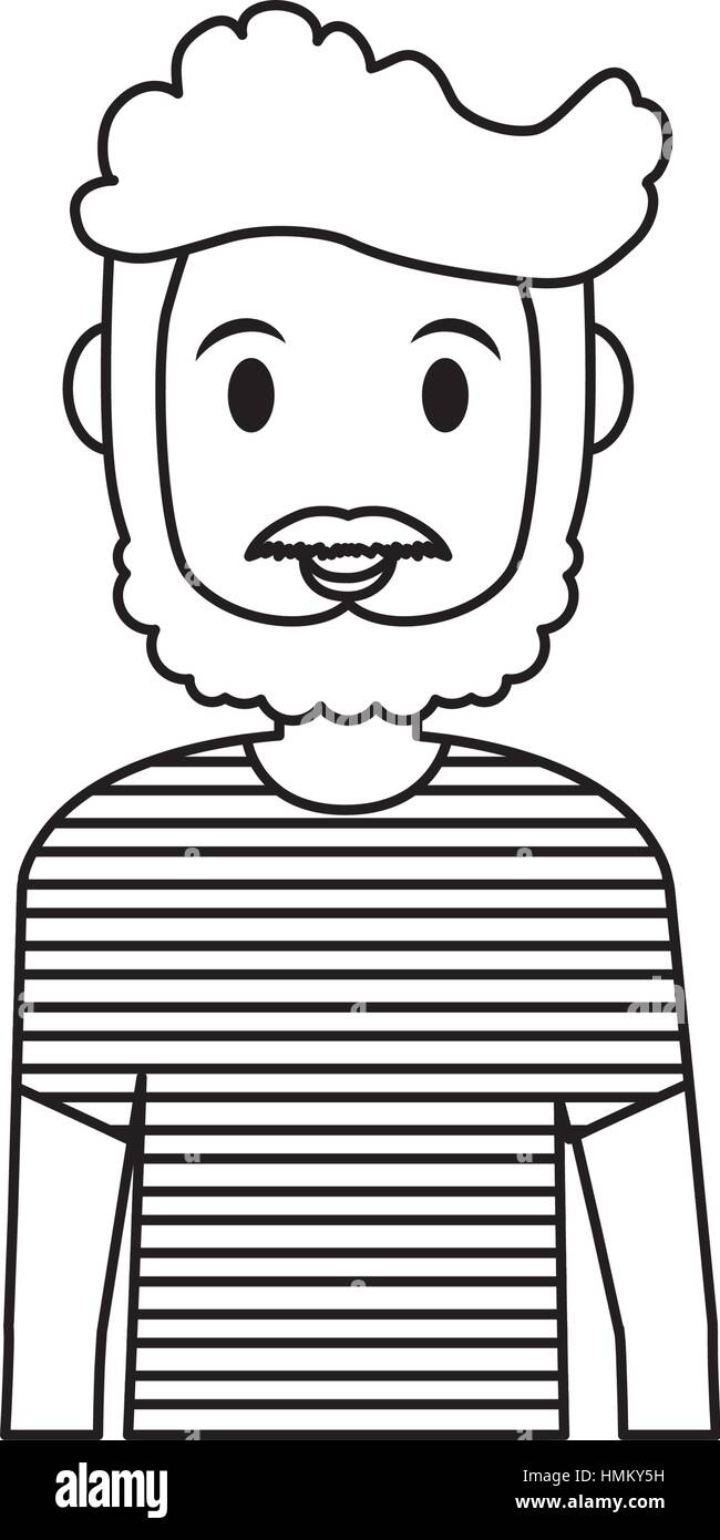 Man cartoon isolated icon vector illustration graphic design Stock ...