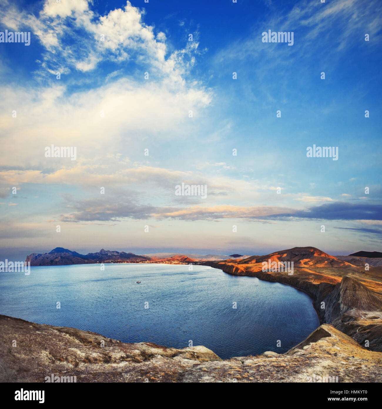 landscape on sea Stock Photo - Alamy