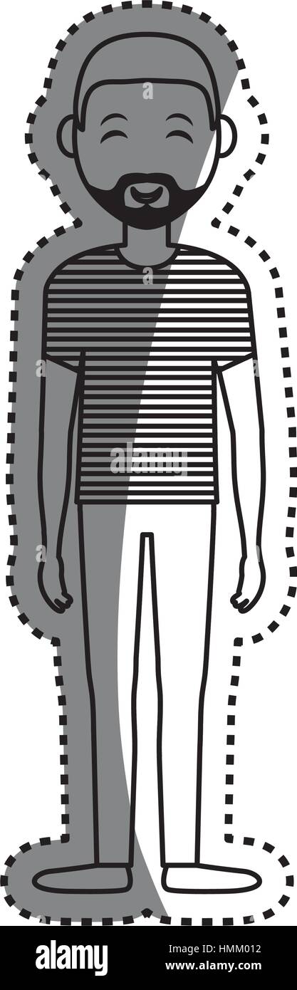 Man cartoon isolated icon vector illustration graphic design Stock ...
