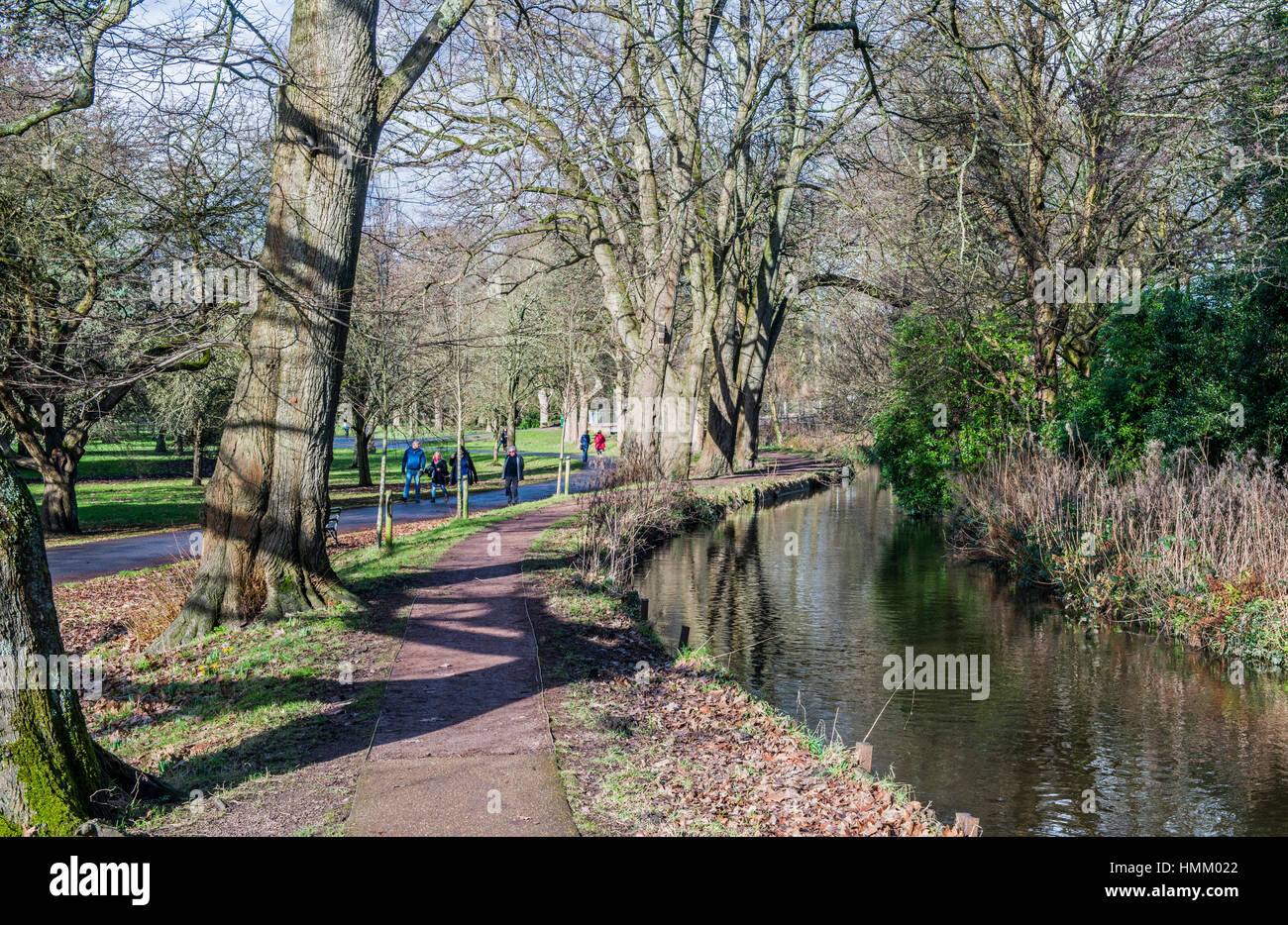 People walking in Bute Park, Cardiff Stock Photo - Alamy