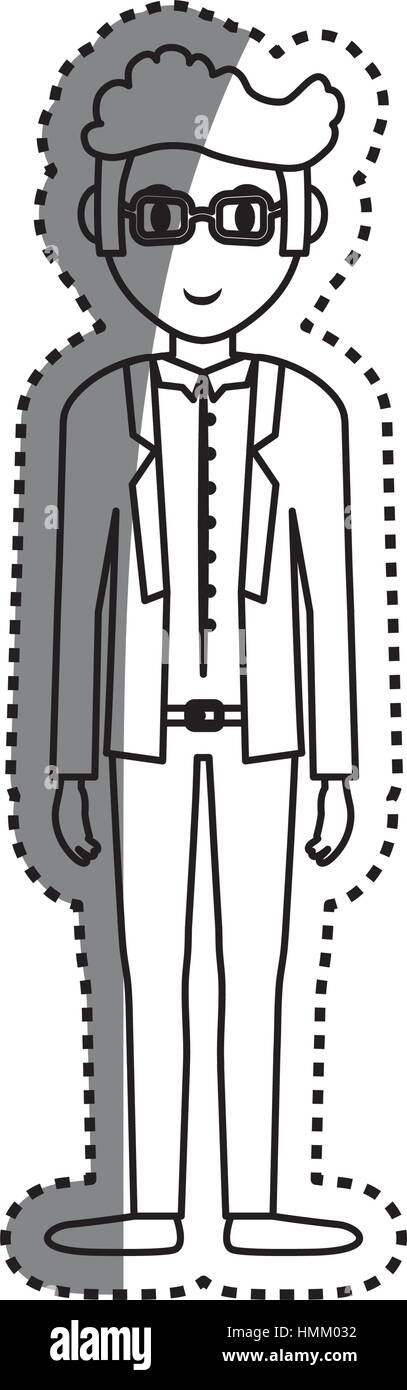Man cartoon isolated icon vector illustration graphic design Stock ...