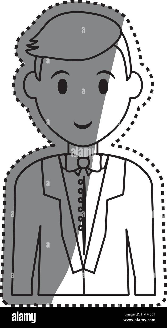 Man cartoon isolated icon vector illustration graphic design Stock ...