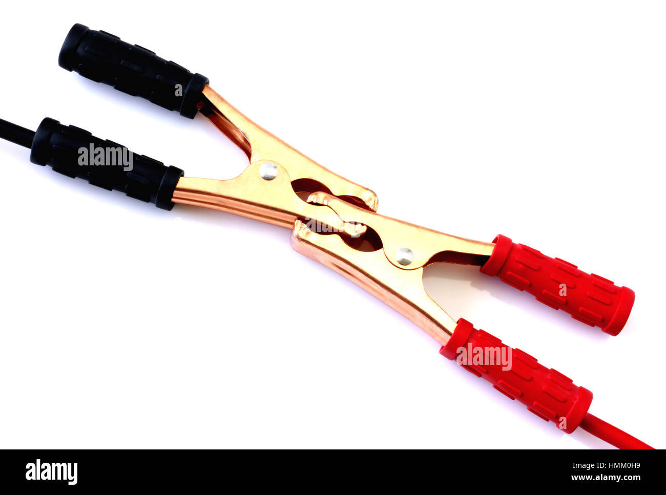 Terminal wires isolated on white background Stock Photo - Alamy