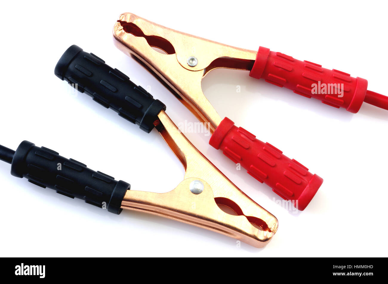 Terminal wires isolated on white background Stock Photo - Alamy