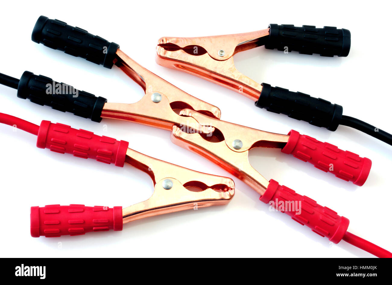 Terminal wires isolated on white background Stock Photo - Alamy