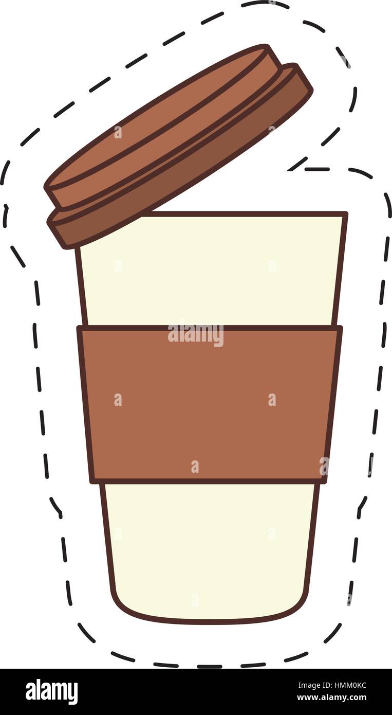 Milk straw plastic cover Stock Vector Images - Alamy