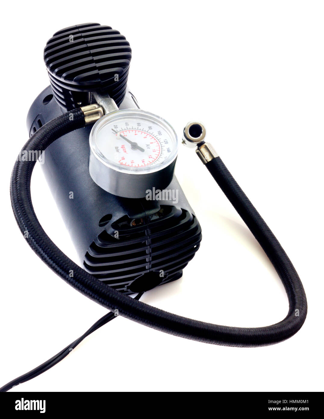 Air compressor isolated on white background Stock Photo - Alamy