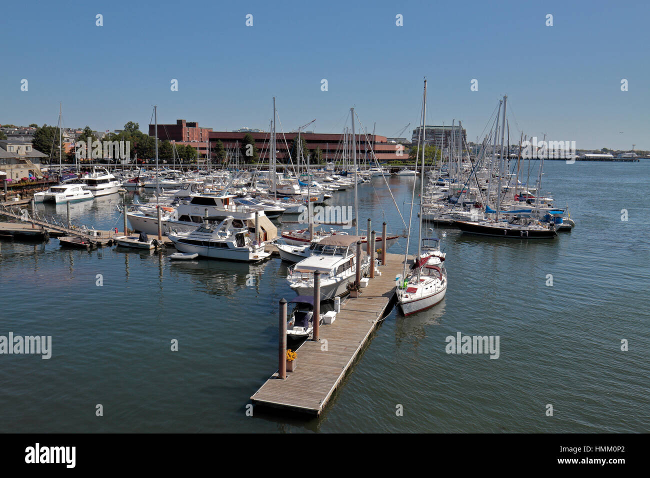 Constitution Marina viewed from the Charlestown Bridge (North ...