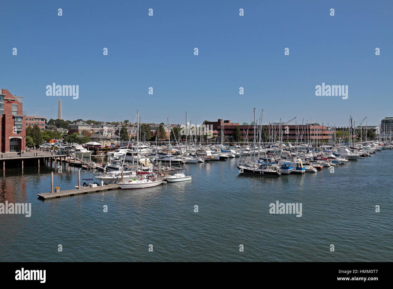 Constitution Marina viewed from the Charlestown Bridge (North ...