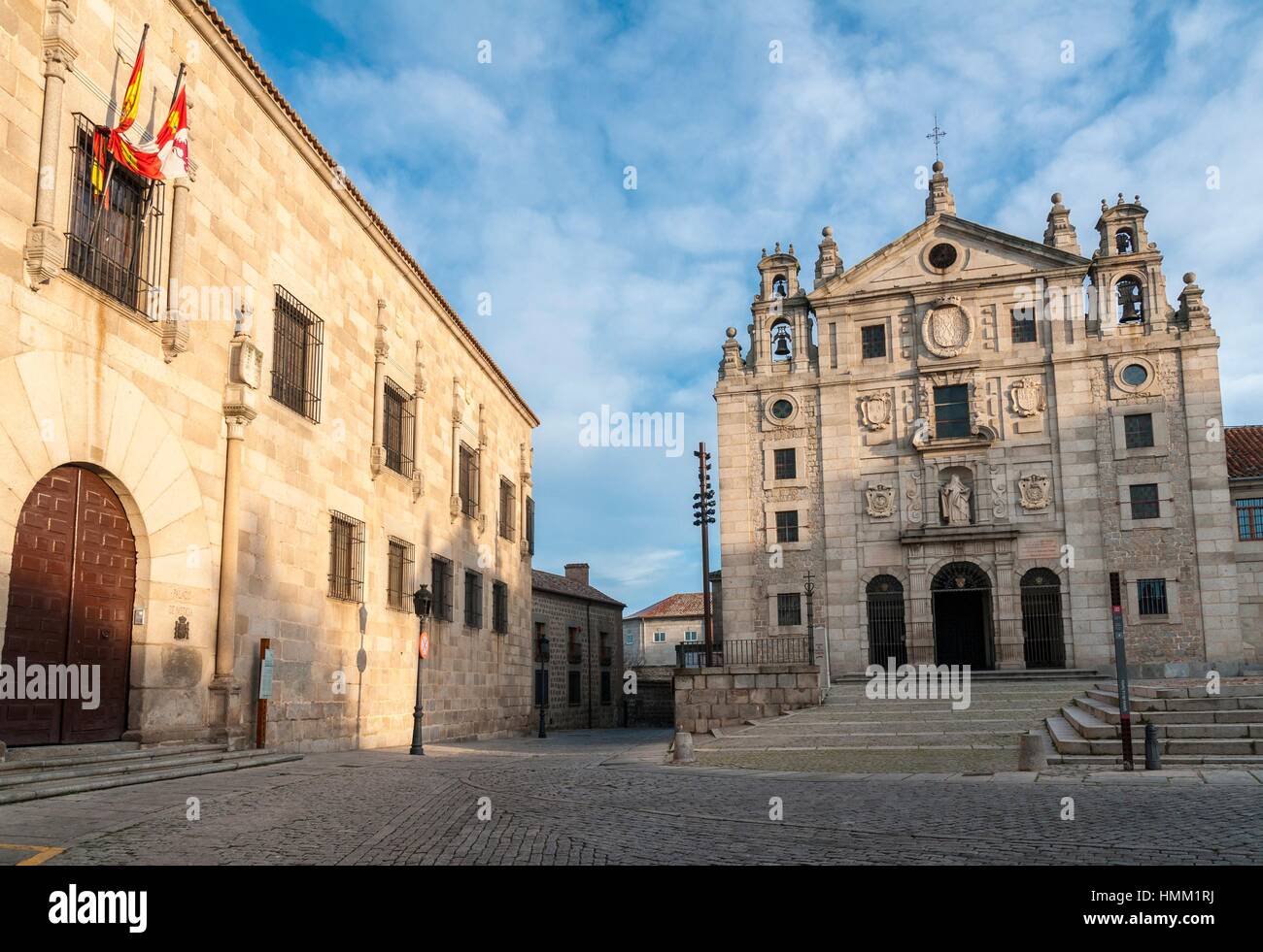 Palacio de Núñez Vela Palace and Santa Teresa Convent, Avila, Castile ...