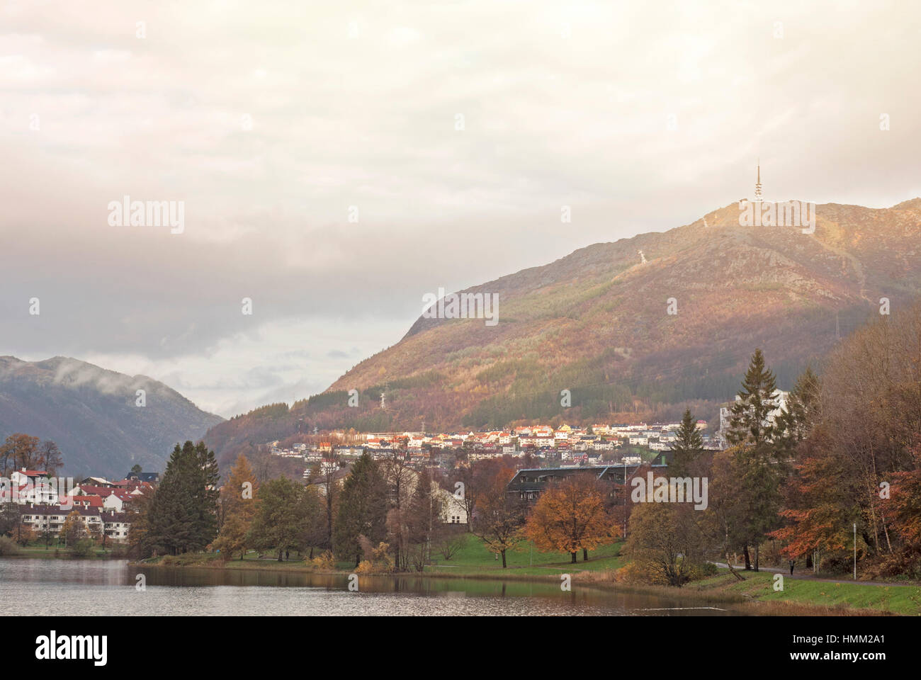 Norway bergen skyline panorama hi-res stock photography and images - Alamy