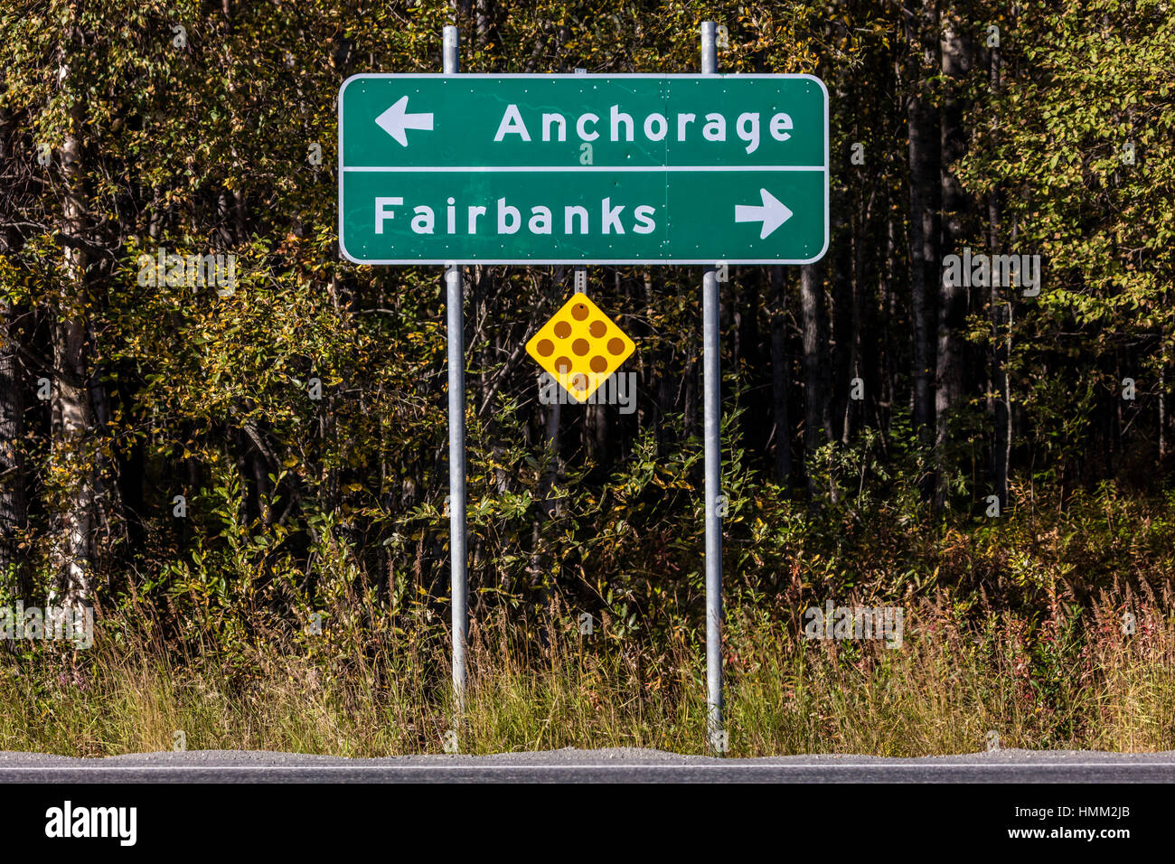 Anchorage welcome sign alaska hi-res stock photography and images - Alamy