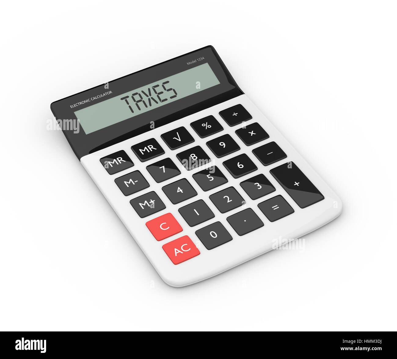 3d render calculator hi-res stock photography and images - Alamy