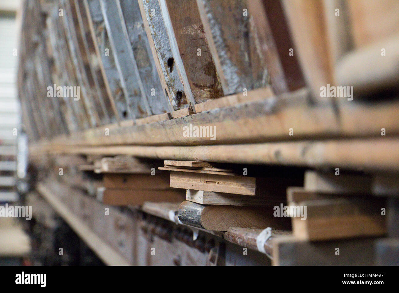 Inside the steam train workshop at Pickerting, North Yorkshire, UK ...