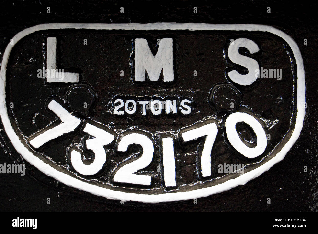 Steam locomotive number plate hi-res stock photography and images - Alamy