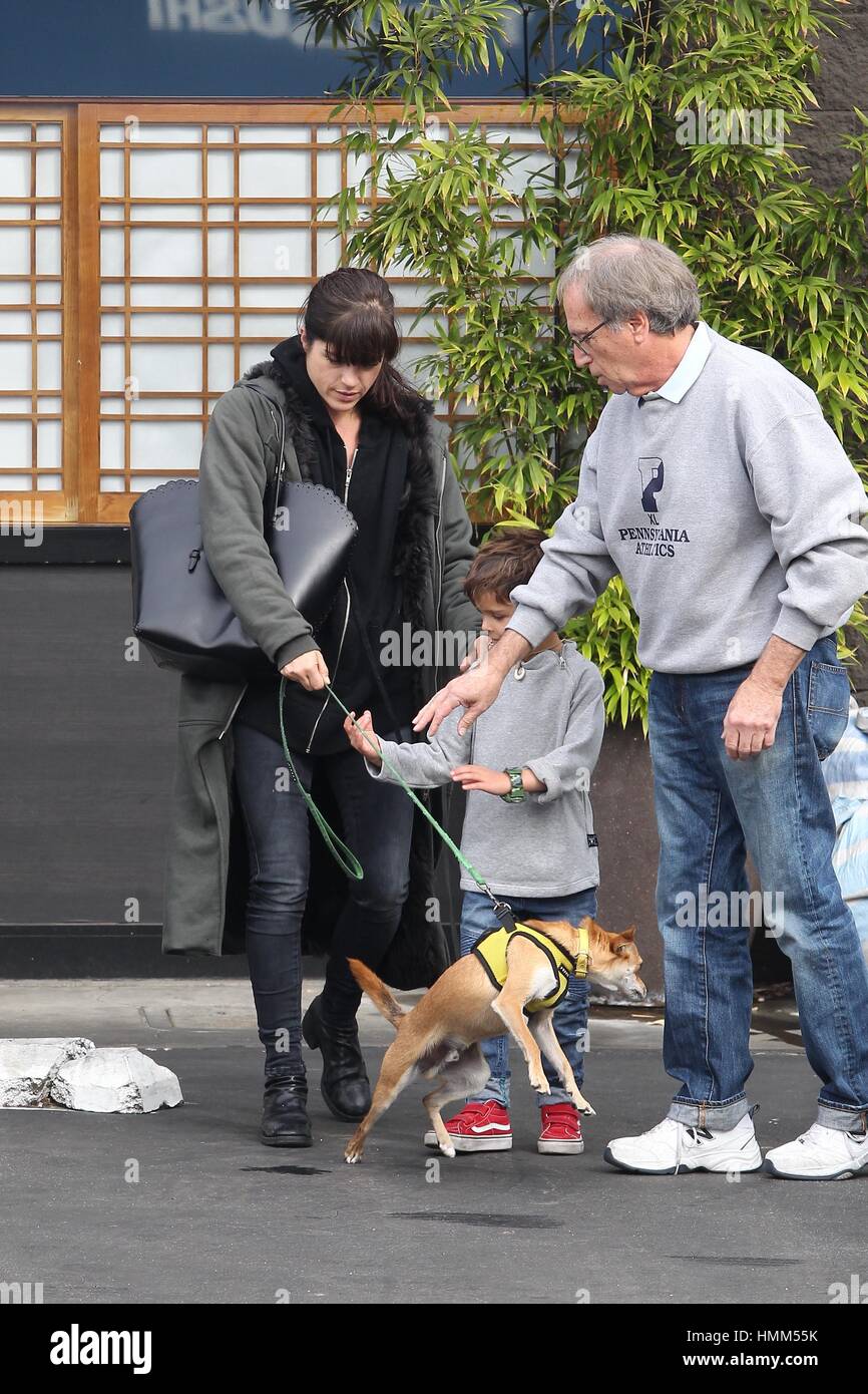 Selma Blair and her son Arthur adopted a new dog in Studio City ...
