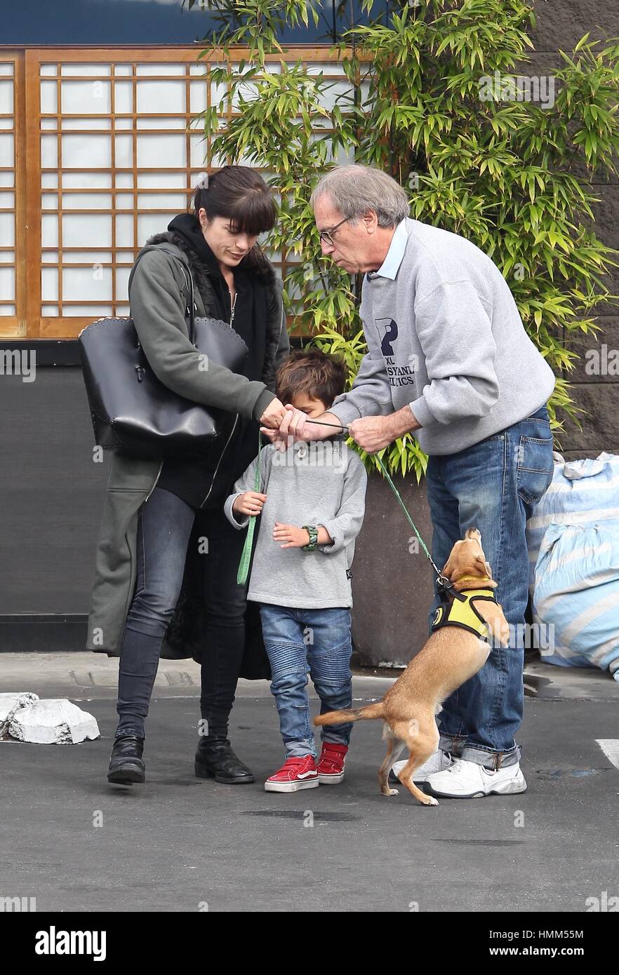 Selma Blair and her son Arthur adopted a new dog in Studio City ...