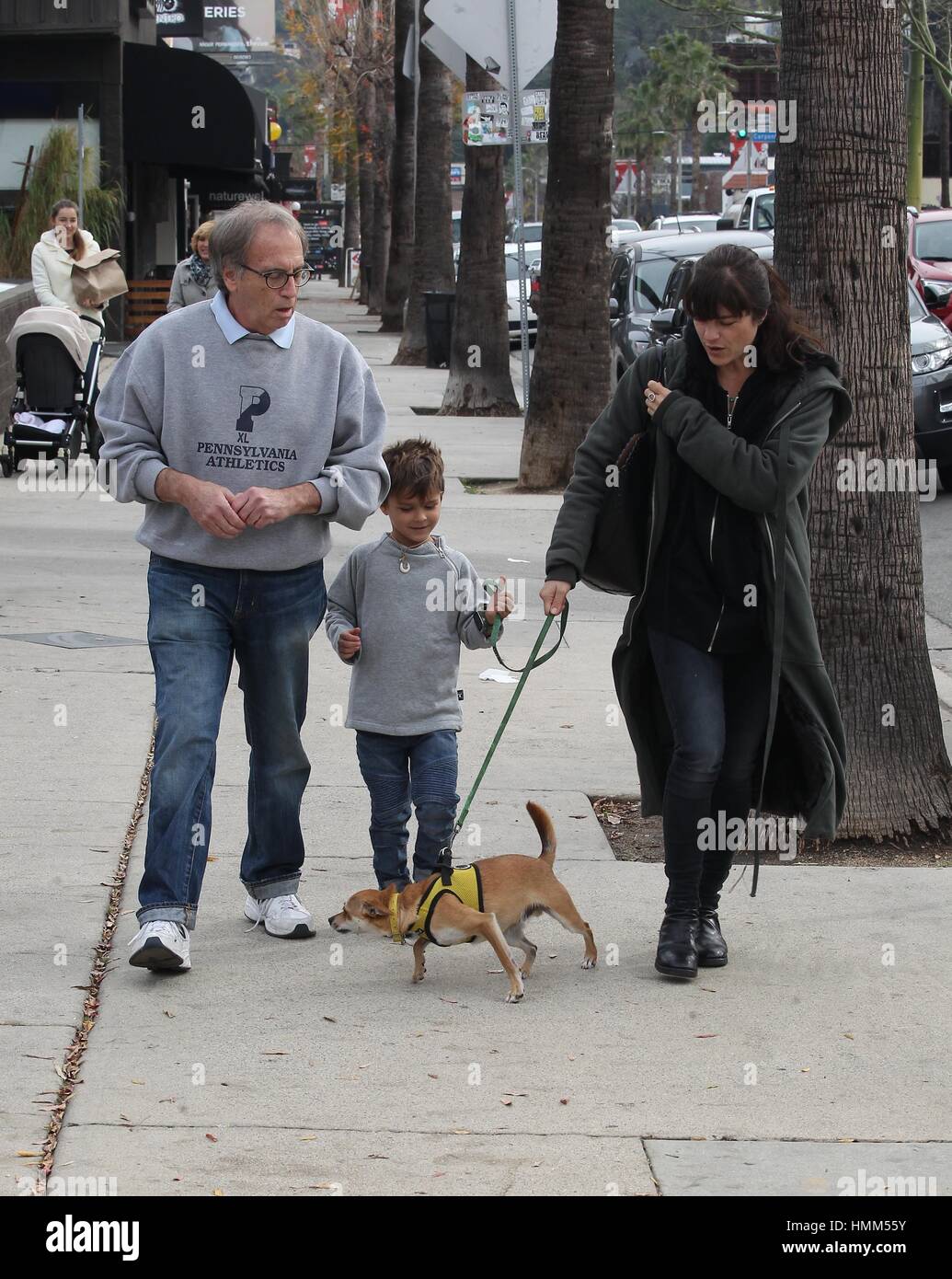 Selma Blair and her son Arthur adopted a new dog in Studio City ...