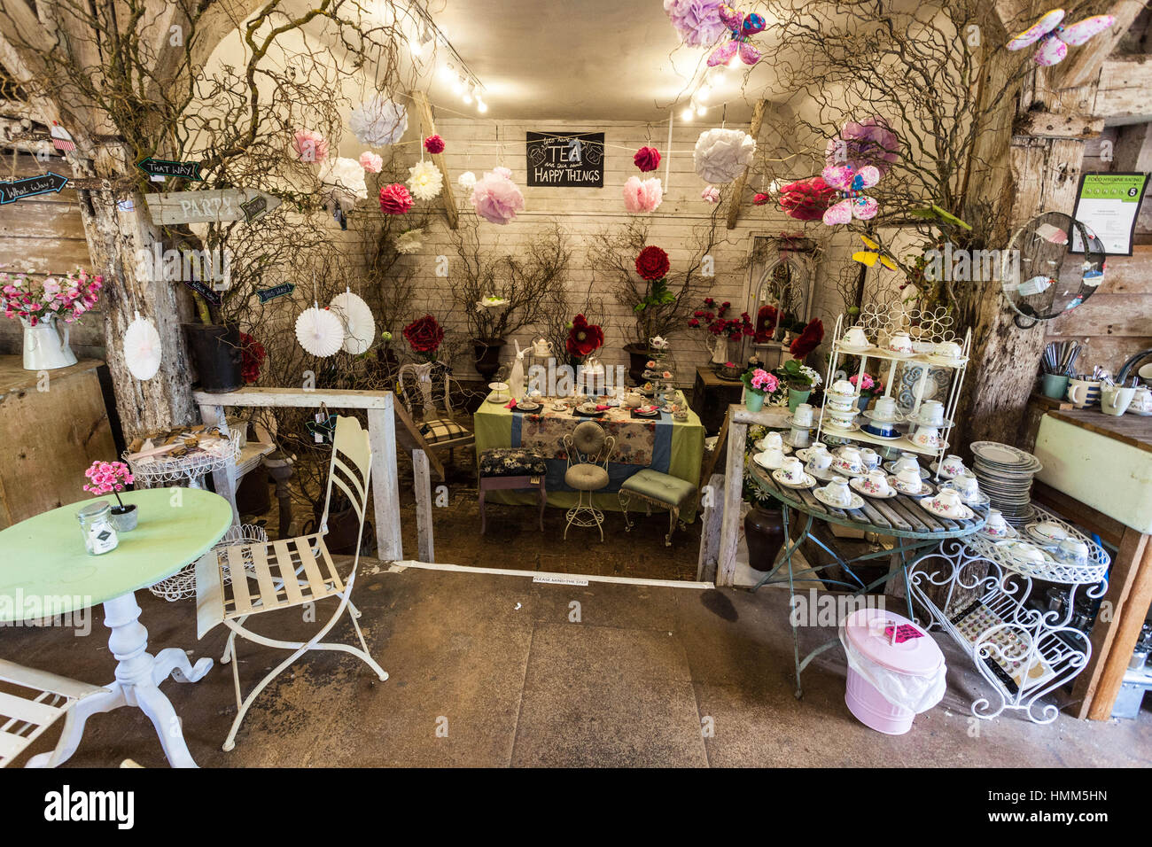 Tea shop interior hi-res stock photography and images - Alamy