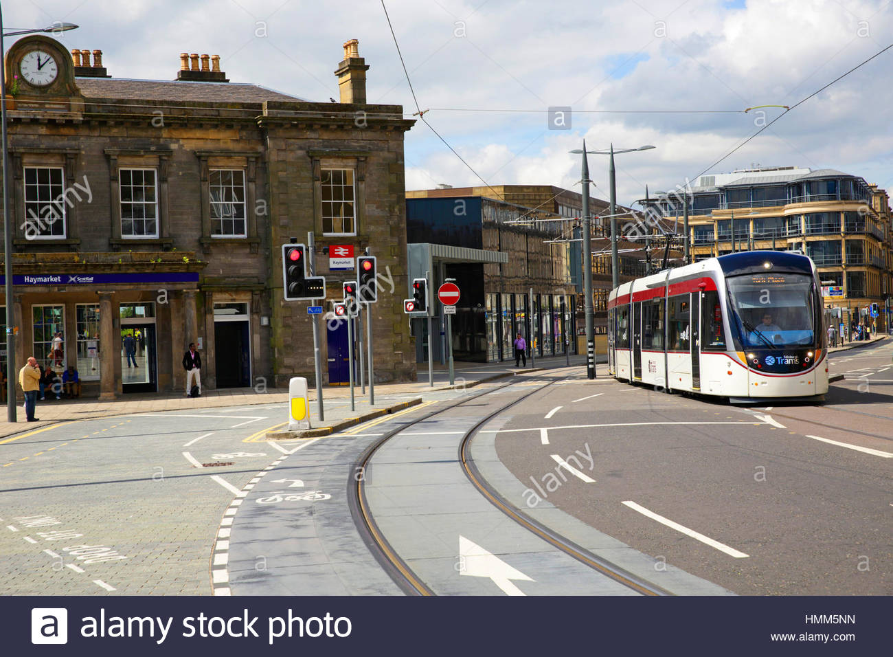 Edinburgh tram scotland haymarket hi-res stock photography and images ...