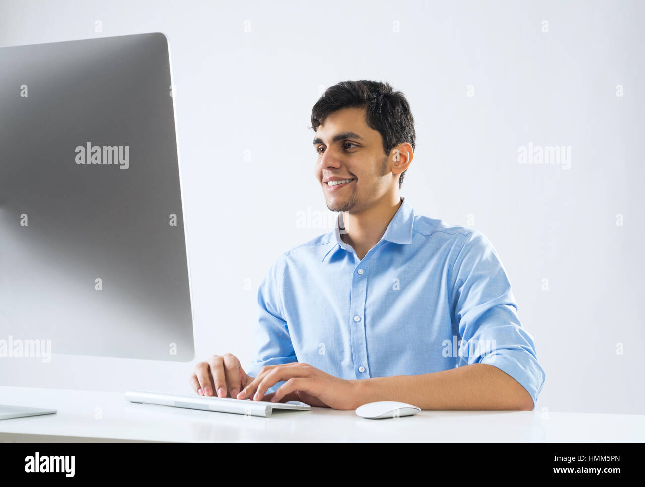 Man at work Stock Photo - Alamy