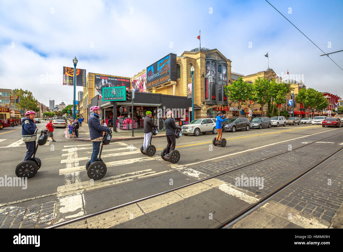 San Francisco Segway Tour Stock Photo - Alamy
