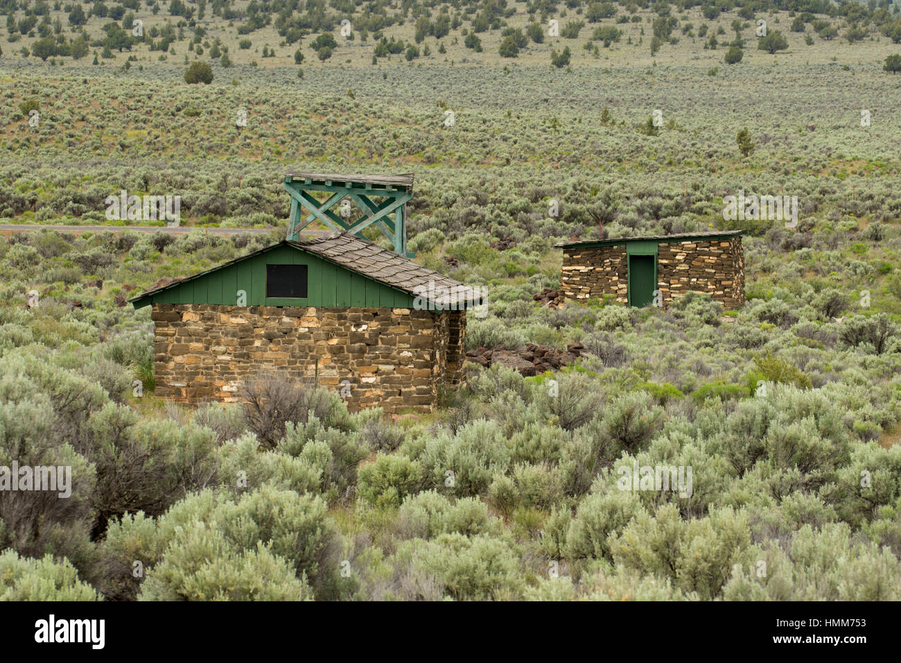 Southern Rock Building with Water tower and Cold Storage Building, Camp ...