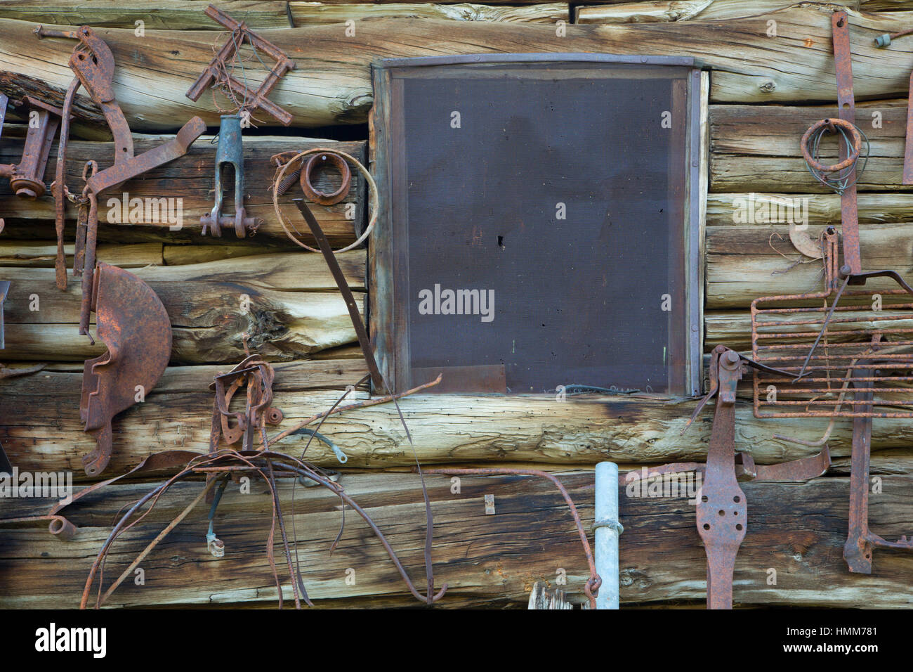 Storage Building/Tack Room window, Riddle Brothers Ranch National ...