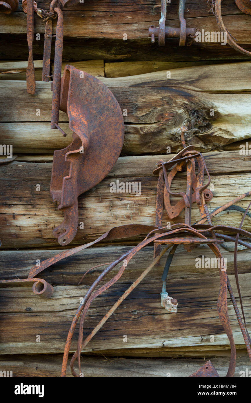 Storage Building/Tack Room wall, Riddle Brothers Ranch National ...