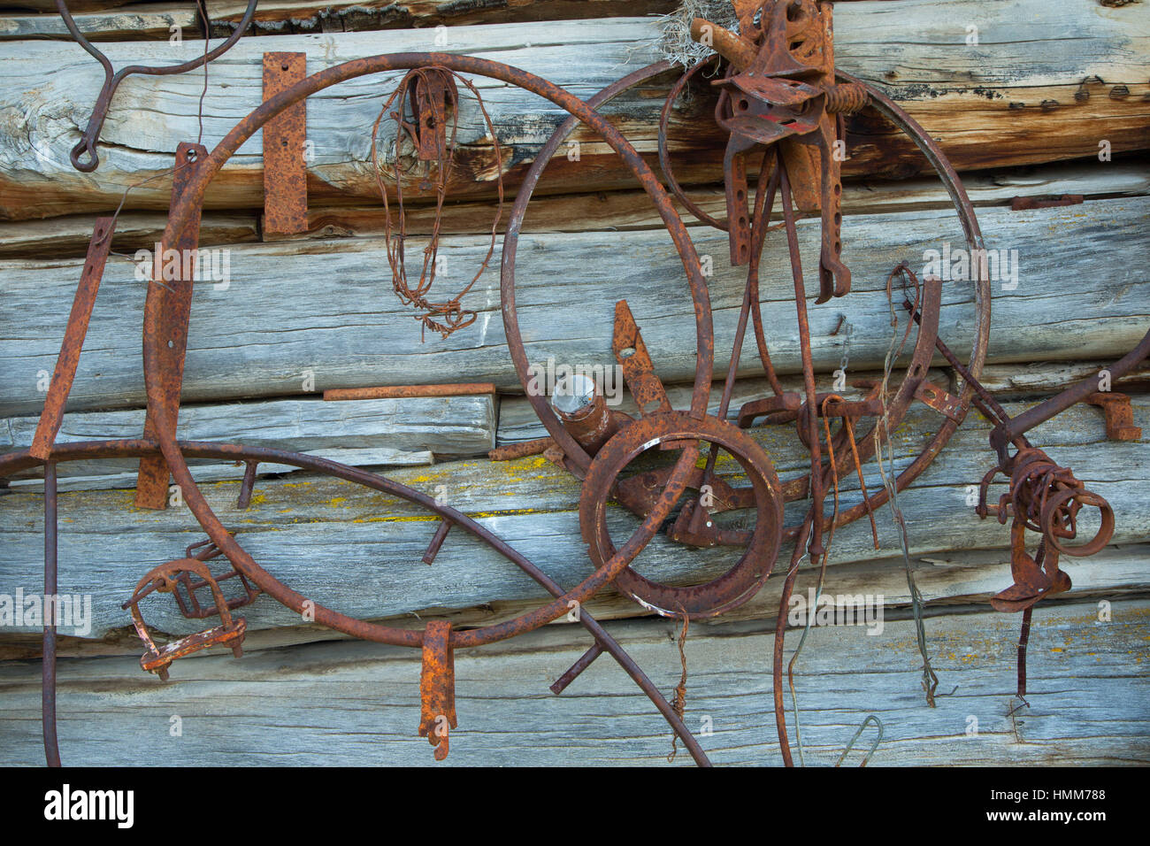 Storage Building/Tack Room wall, Riddle Brothers Ranch National ...