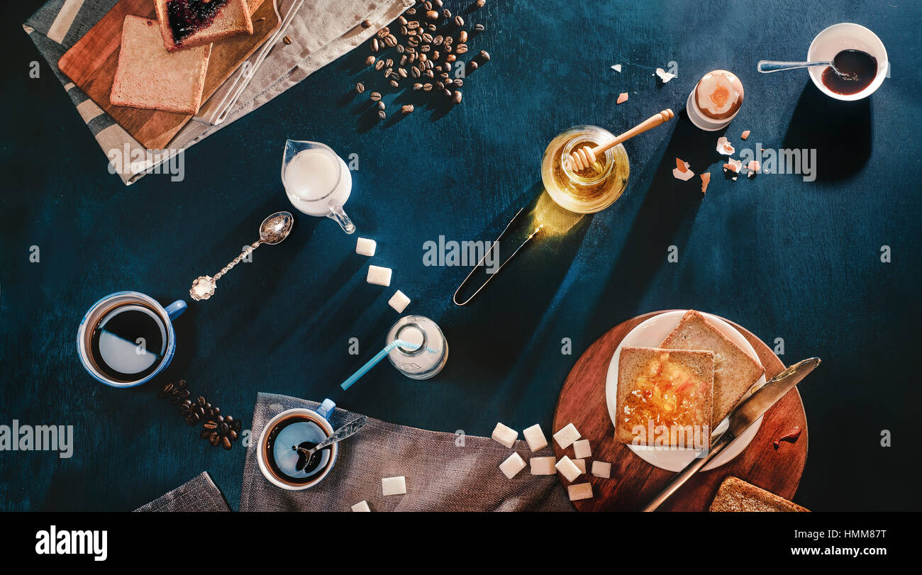 Sweets in space: Breakfast under Big Dipper Stock Photo - Alamy