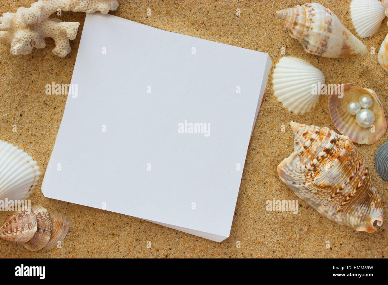 map of hodden treasures and shells. mock up Stock Photo - Alamy