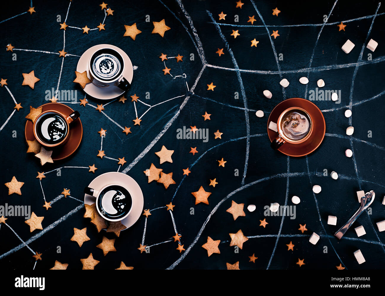 Moon phases cookies hi-res stock photography and images - Alamy