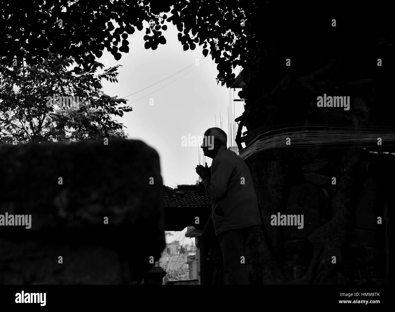 Nepali light Black and White Stock Photos & Images - Alamy