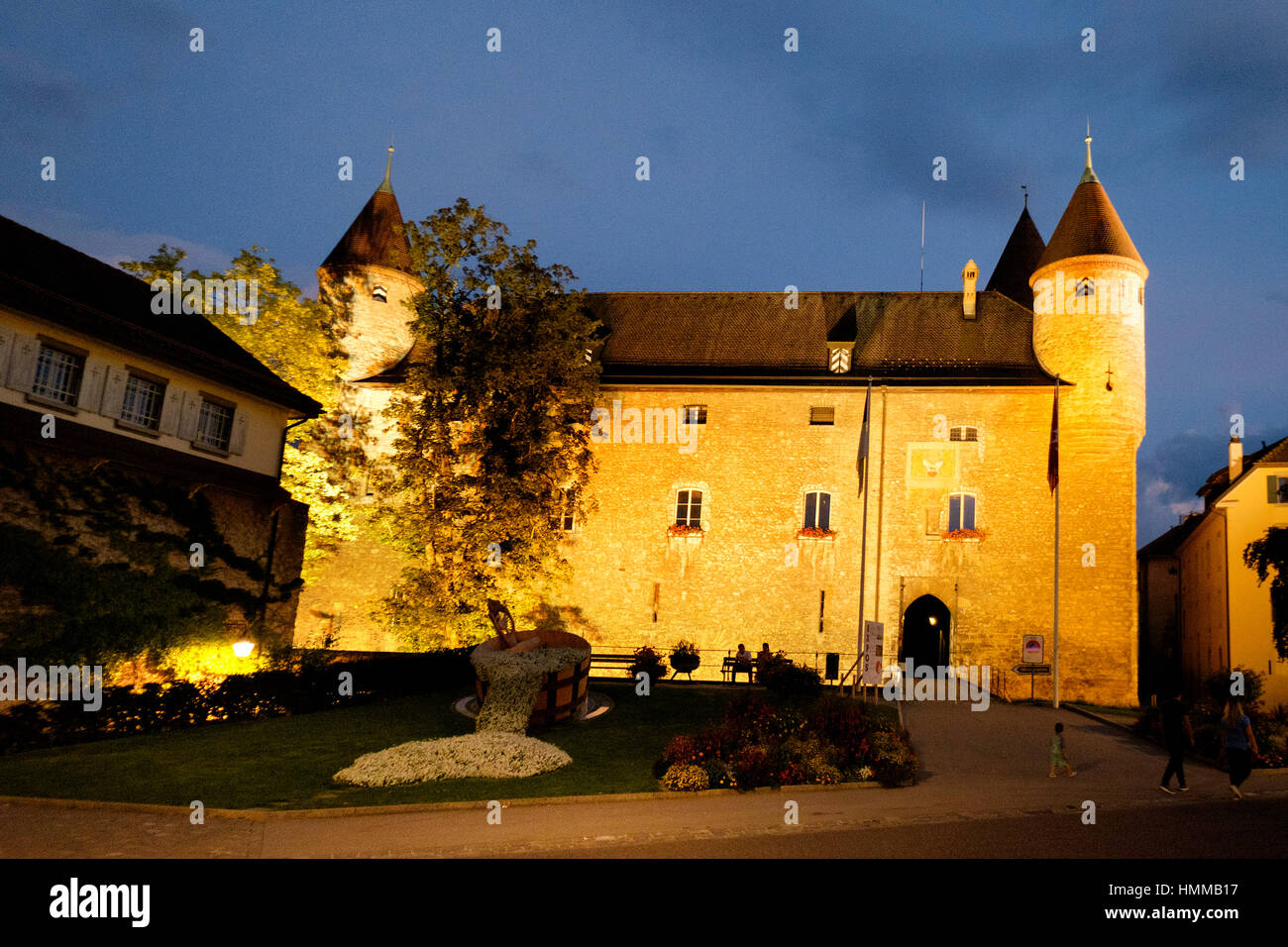 Switzerland, Canton Fribourg, Bulle Stock Photo - Alamy