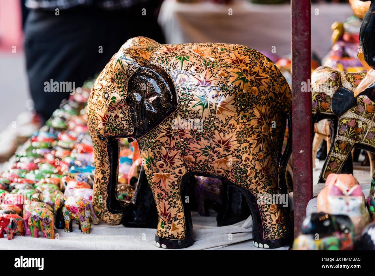 Beautiful handmade decorative items at a shop for sale. The crafts of ...