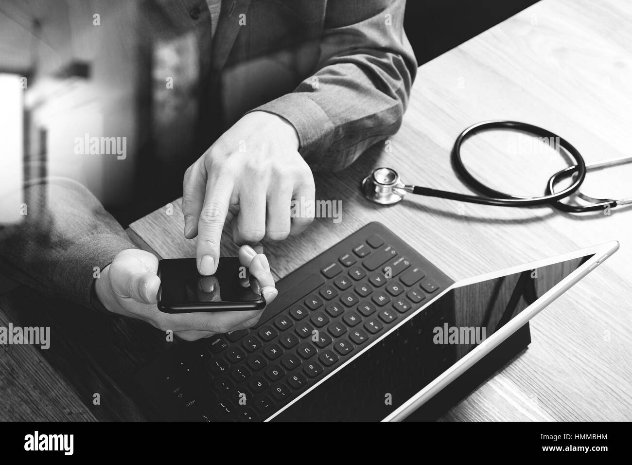 Operating room top view Black and White Stock Photos & Images - Alamy