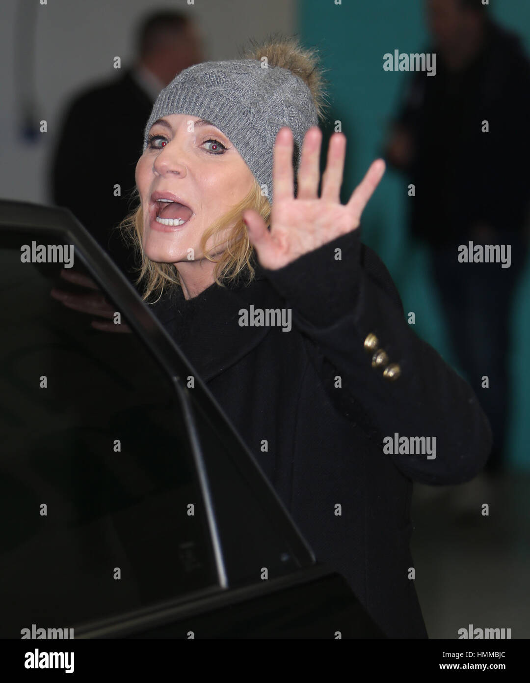 Michelle Collins outside ITV Studios Featuring: Michelle Collins Where ...