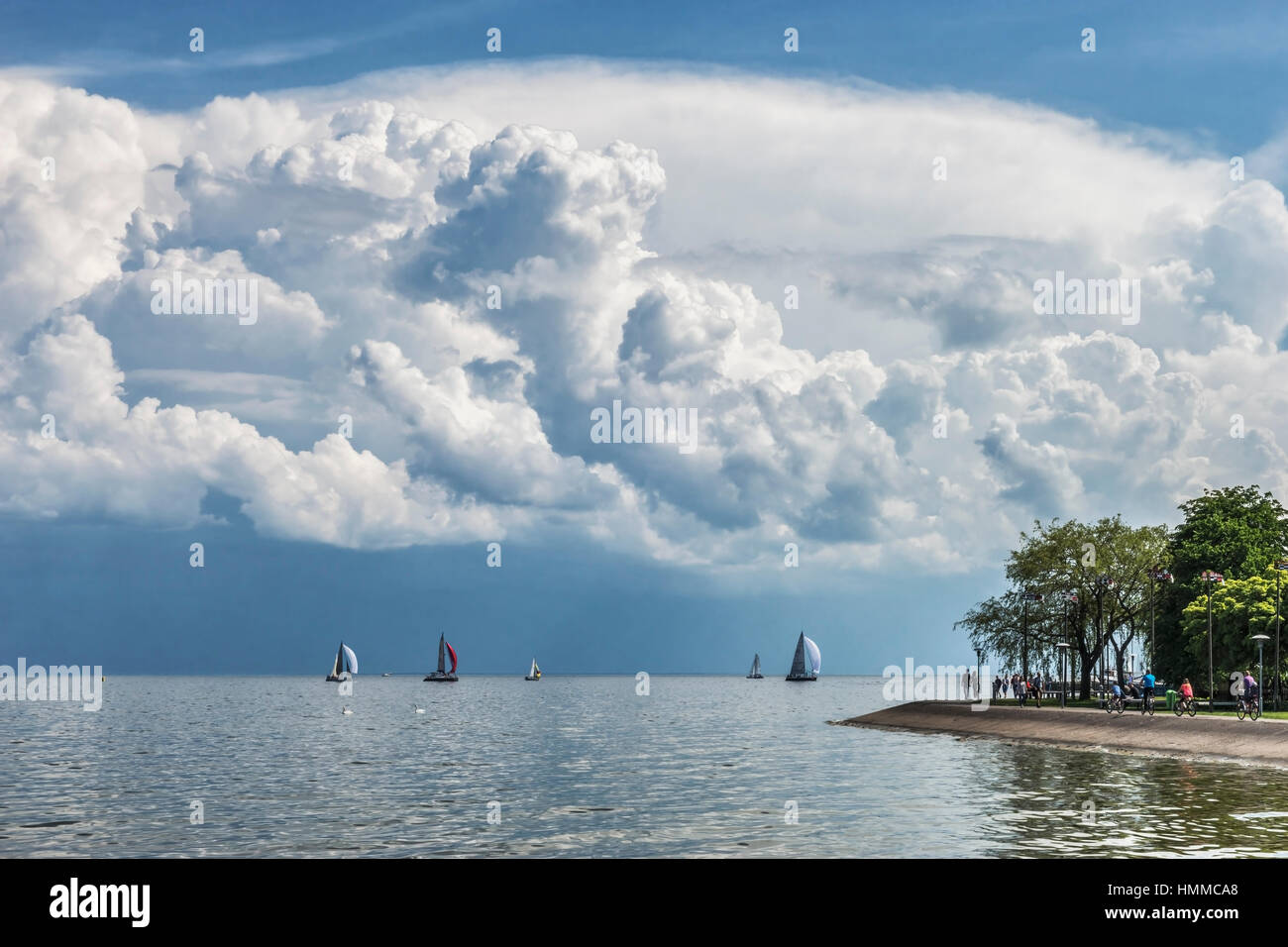 View of the curonian lagoon hi-res stock photography and images - Alamy