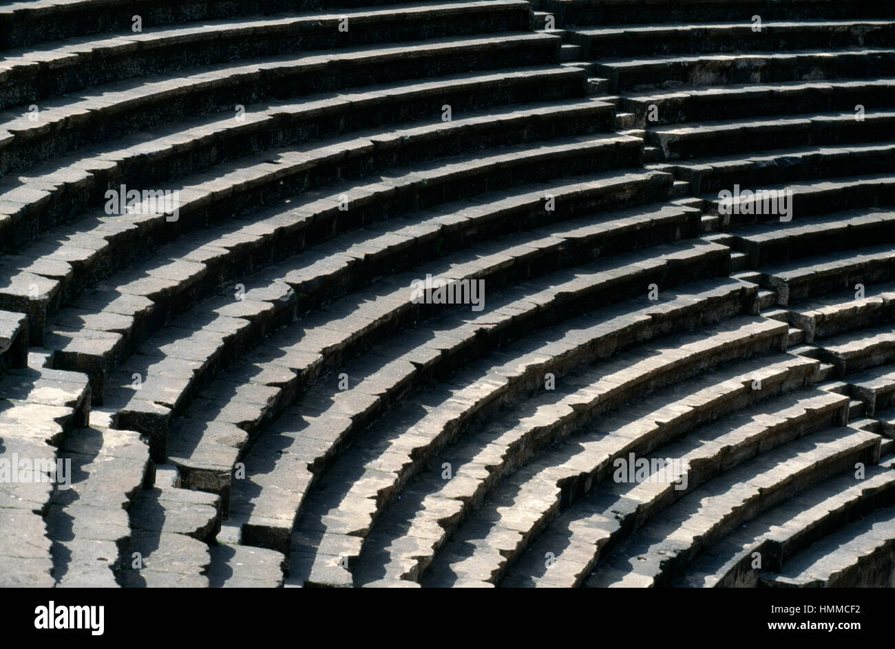 Seating in roman amphitheatre hi-res stock photography and images - Alamy
