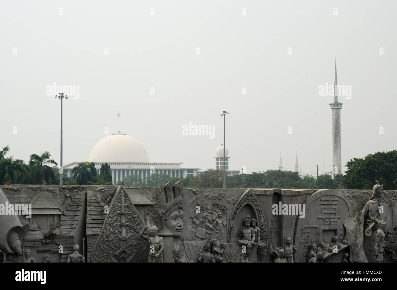 Istiqlal mosque prayer hi-res stock photography and images - Alamy