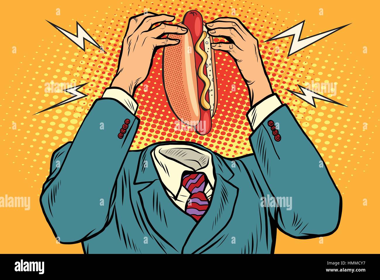 Ordering fast food Stock Vector Images - Alamy