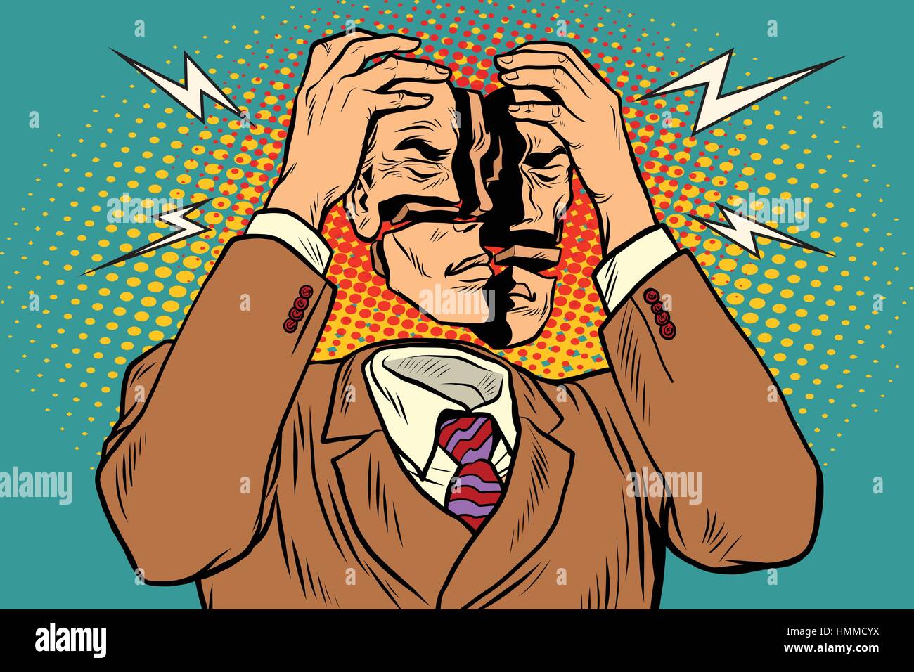 Cartoon face parts hi-res stock photography and images - Alamy